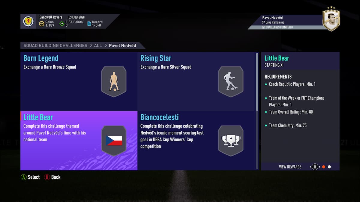 Fifa 21 How To Complete Icon Moments Pavel Nedved Sbc Requirements