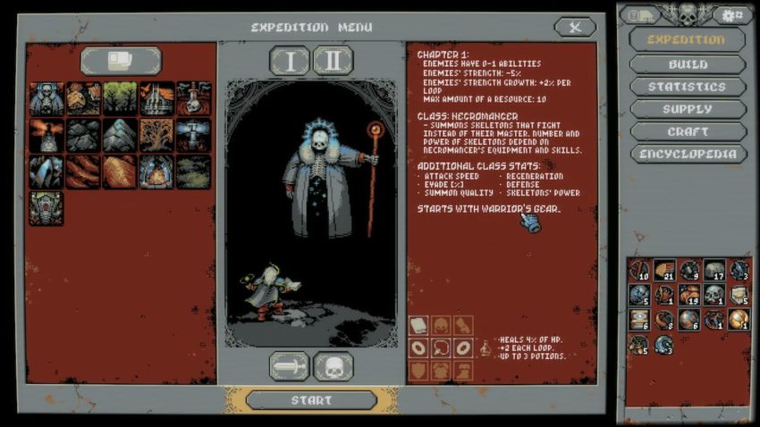 How to unlock the necromancer class in Loop Hero - Gamepur