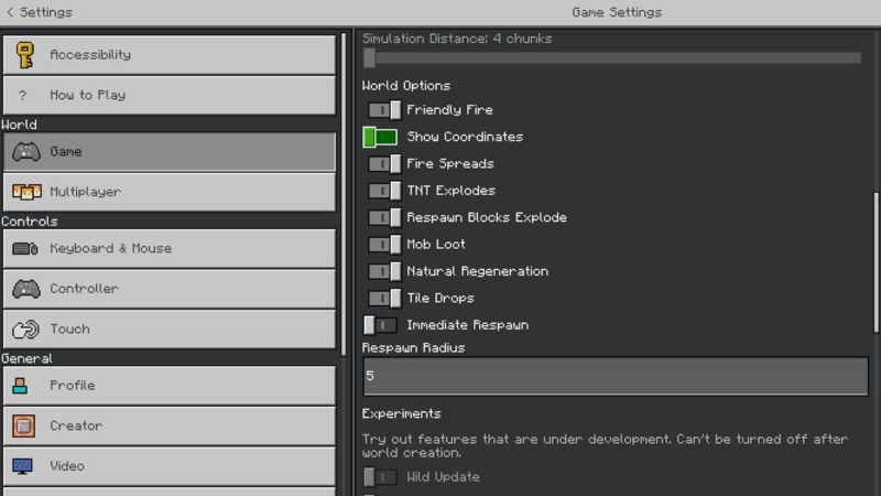 How to show your XYZ coordinates in Minecraft - Gamepur