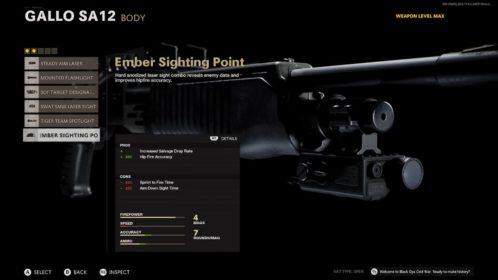 Best loadout for the Gallo SA12 in Call of Duty: Black Ops Cold War ...