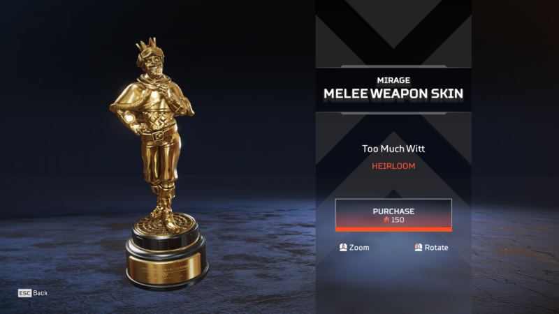 Every Heirloom melee weapon skin in Apex Legends - Gamepur
