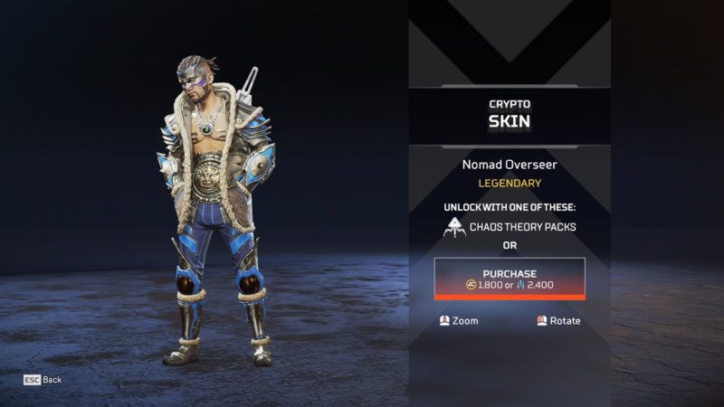All Legend skins in the Chaos Theory Collection Event for Apex Legends ...