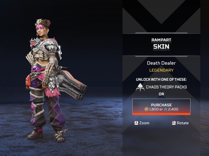 All Legend skins in the Chaos Theory Collection Event for Apex Legends ...