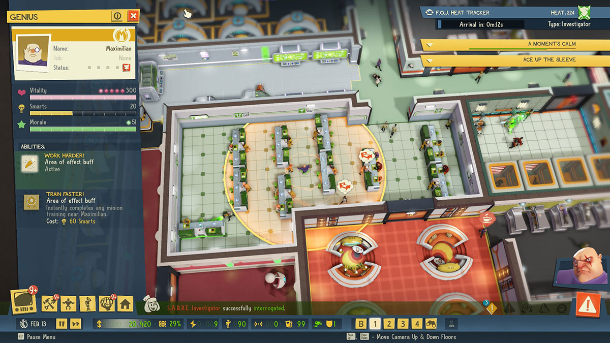 How to use Maximilian's special abilities in Evil Genius 2 - Gamepur