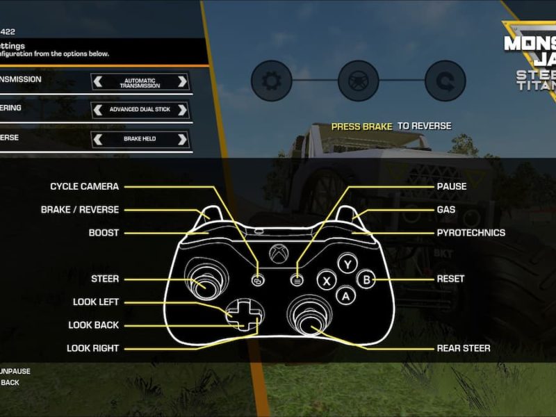 Monster Jam Steel Titans 2 Controls guide for PC, PS4, Xbox One, and ...