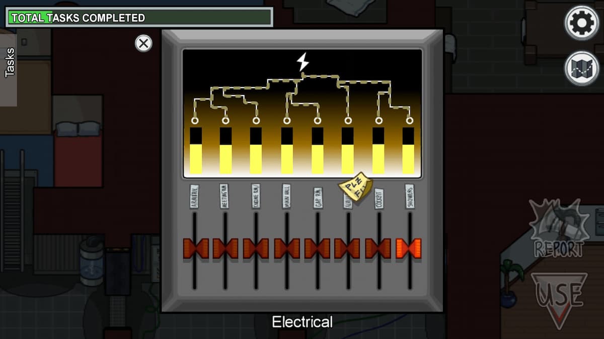 How to complete all Shower tasks on Airship in Among Us - Andino Alearand