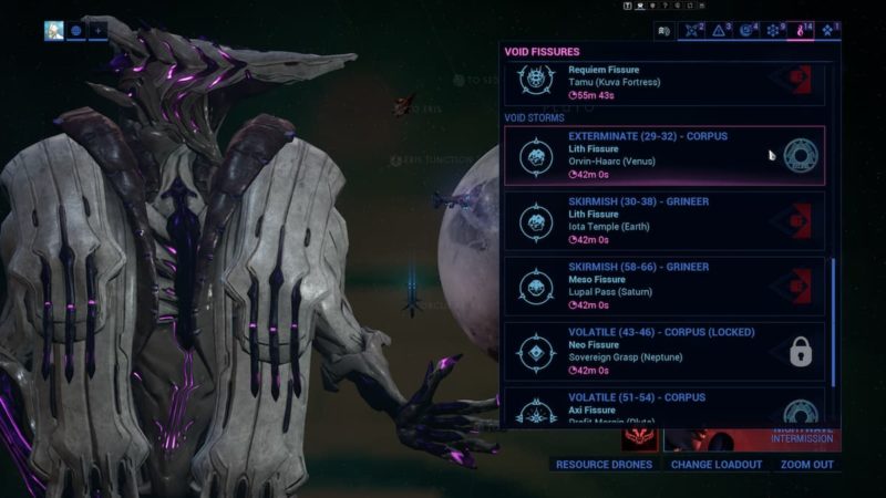 How to play Void Storm missions in Warframe - all drop tables - Gamepur
