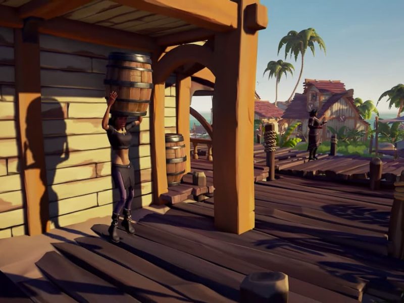 How to use the Barrel Disguise emote in Sea of Thieves | Gamepur