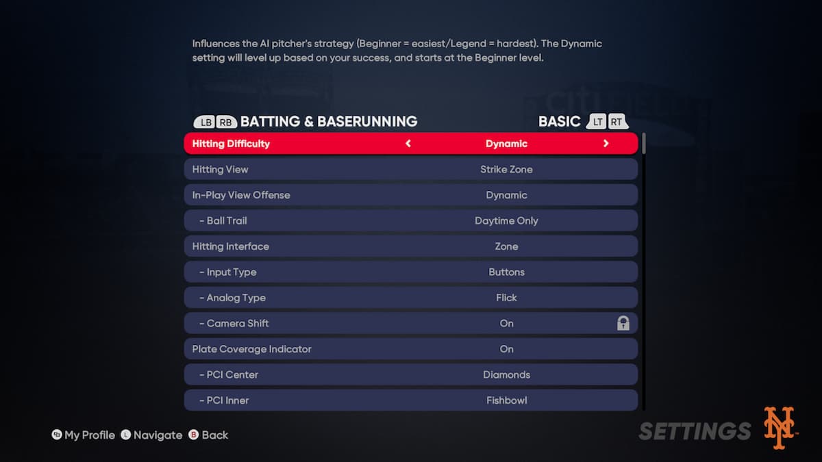 How to turn PCI on or off in MLB The Show 21 - Gamepur