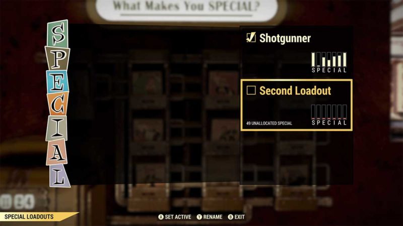 How to create and change S.P.E.C.I.A.L. Loadouts in Fallout 76 - Gamepur