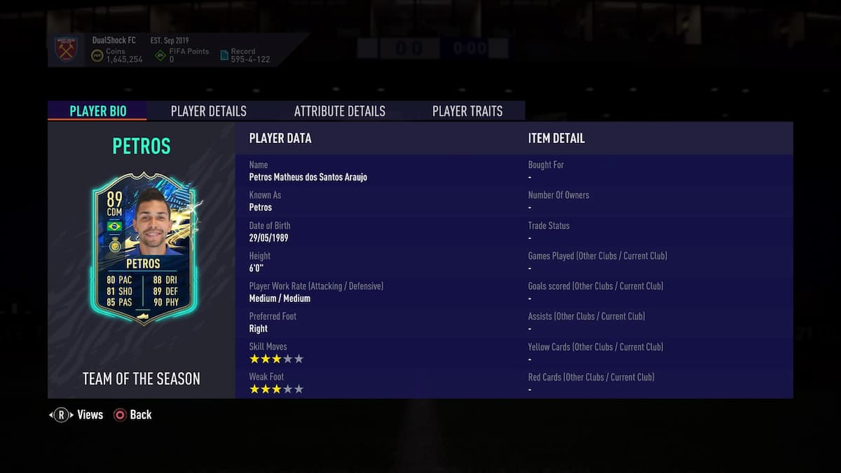 FIFA 21: How to complete TOTS Petros SBC – Requirements and solutions ...