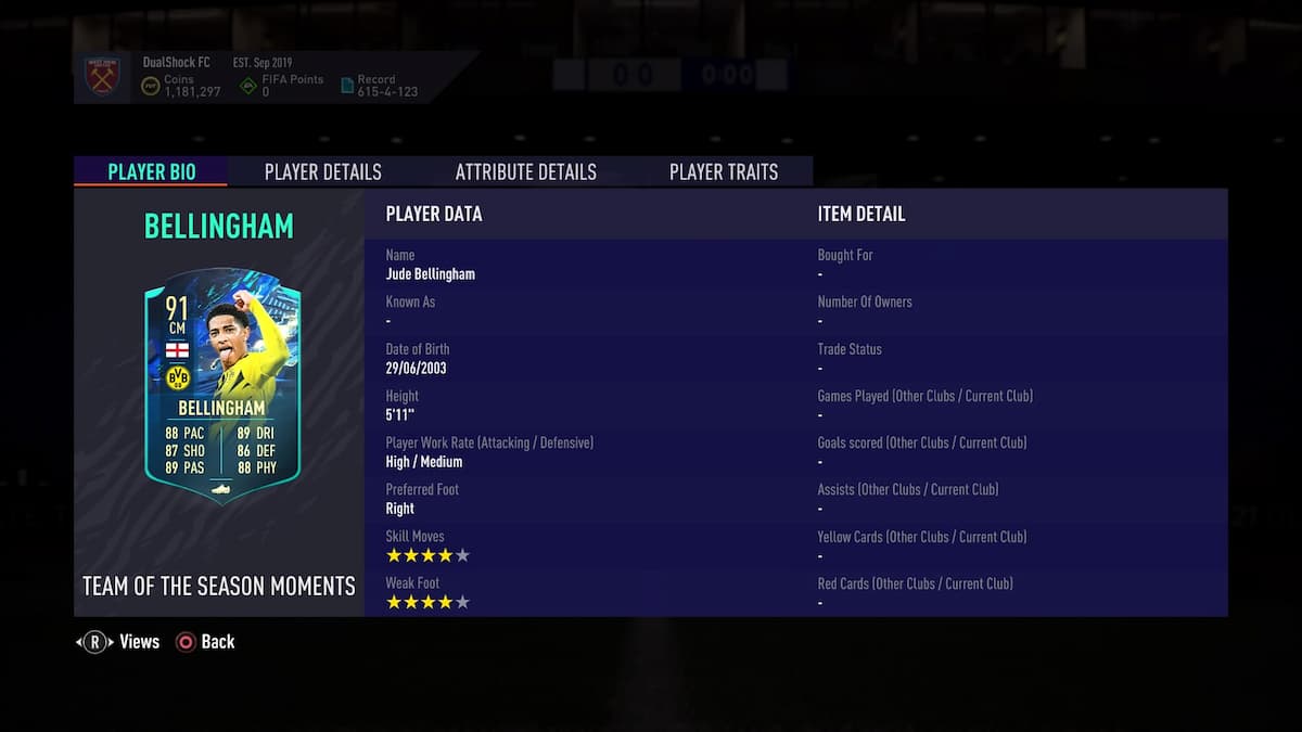 FIFA 21: How to complete TOTS Moments Jude Bellingham SBC ...