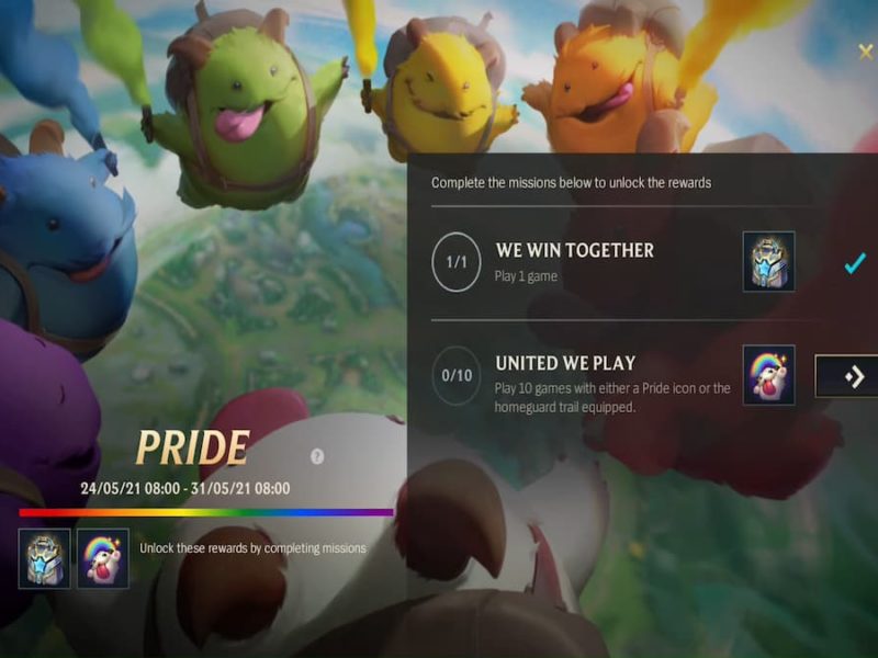 League of Legends: Wild Rift Pride event: Duration, missions, and ...