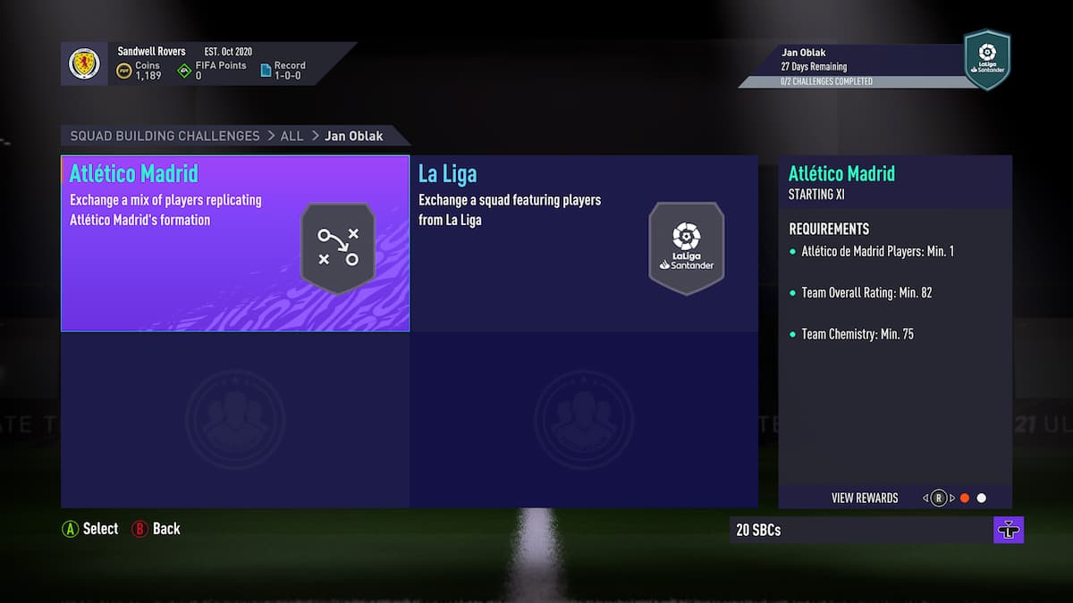 FIFA 21: Как пройти POTM Jan Oblak SBC - Требования и решения - NexusMoD.RU