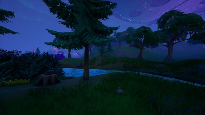 Where to interact with a dead drop in Weeping Woods in Fortnite Chapter ...