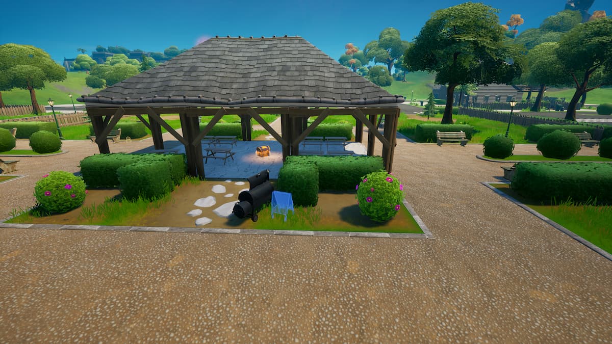 Where to place welcome signs in Pleasant Park and Lazy Lake in Fortnite ...