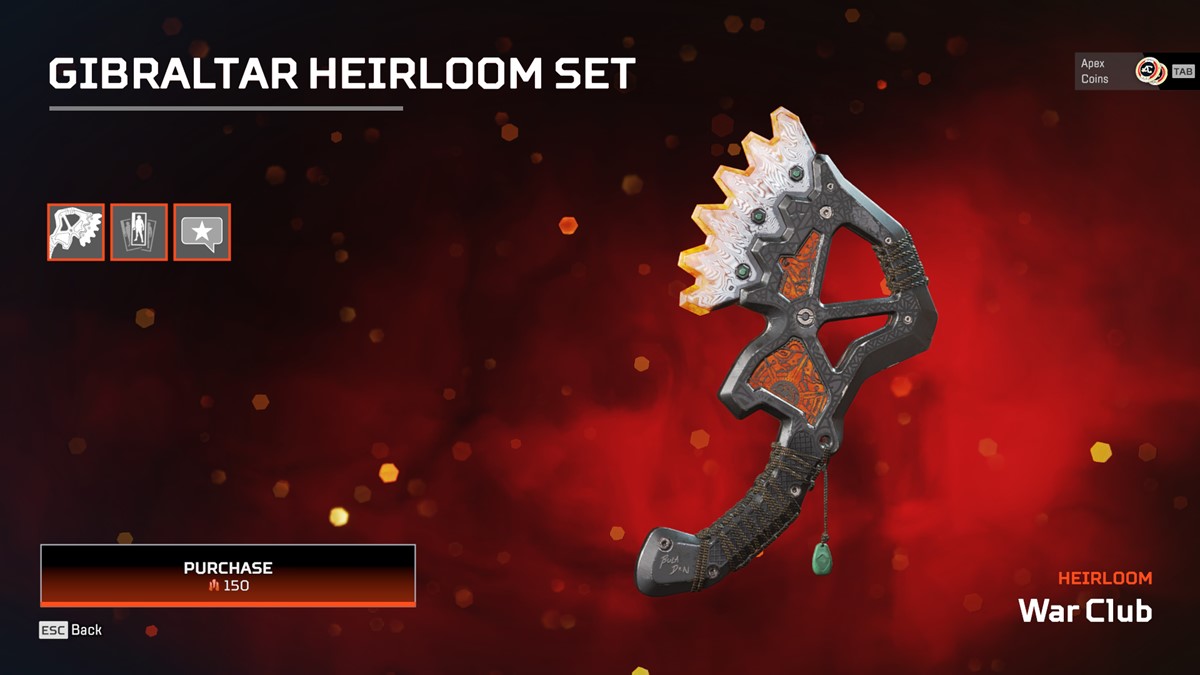 Every Heirloom cosmetic in Apex Legends - Gamepur