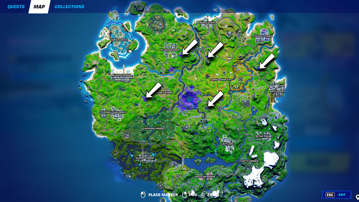 Where to deploy scanners in the alien biome in Fortnite - Gamepur