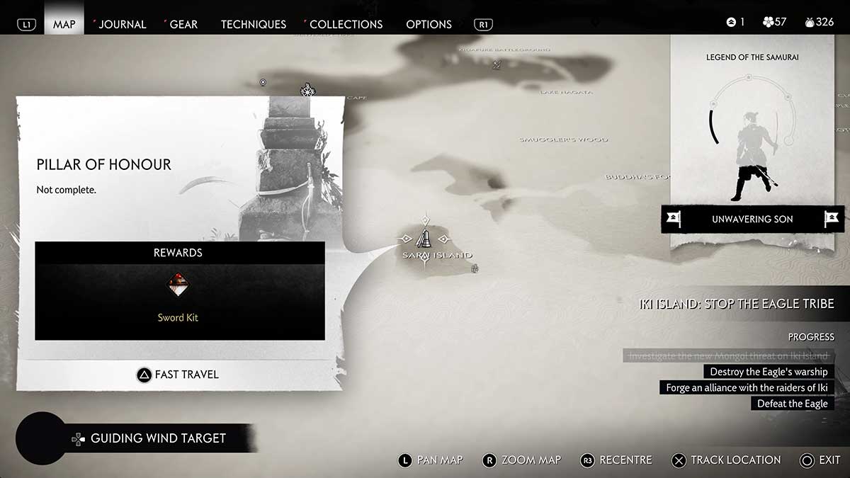 How to find the Nekoma's Fang Sword Kit in Ghost of Tsushima - Gamepur