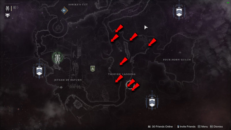 Destiny 2: All Ascendant Anchor locations on the Tangled Shore ...