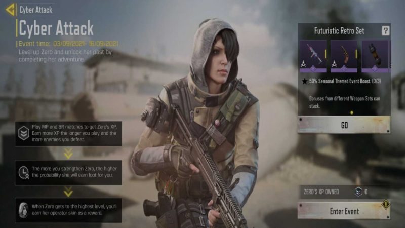 How to get Zero operator in Call of Duty: Mobile Cyber Attack event ...