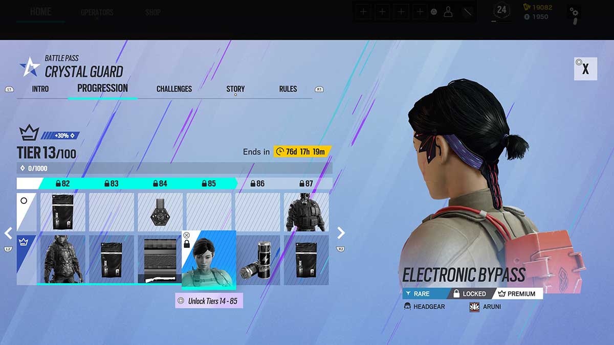 Best battle pass rewards in Rainbow Six Siege Operation Crystal Guard ...