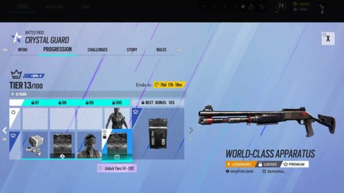 Best battle pass rewards in Rainbow Six Siege Operation Crystal Guard ...