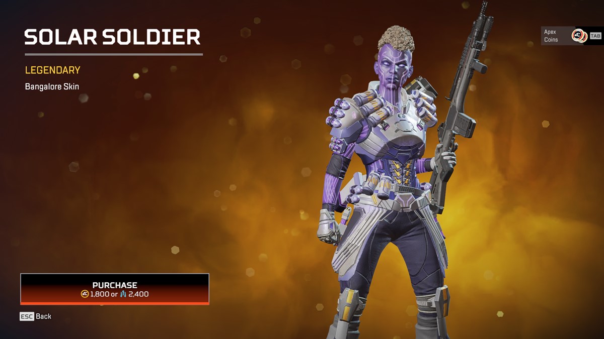 All Legend skins in the Evolution Collection Event for Apex Legends ...