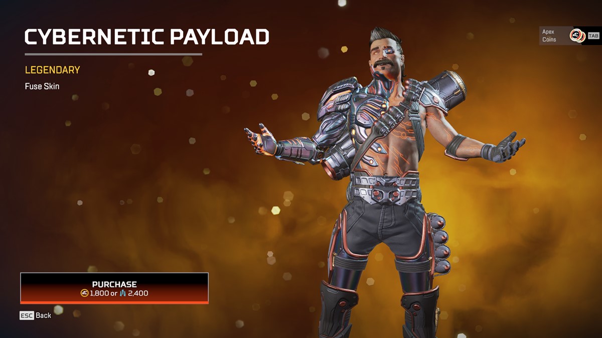All Legend skins in the Evolution Collection Event for Apex Legends ...