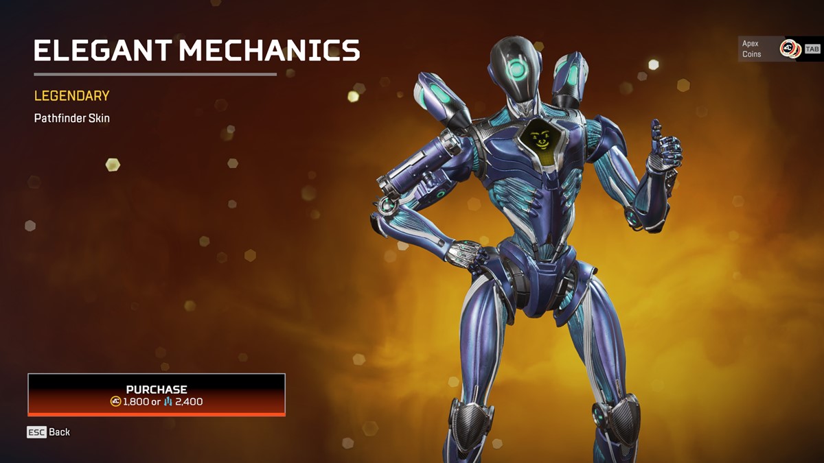 All Legend skins in the Evolution Collection Event for Apex Legends ...