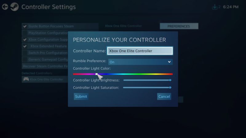 How to change the color of the Xbox button on the Elite Series 2 ...