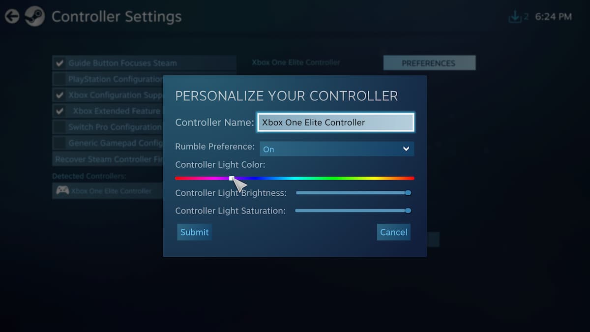How to change the color of the Xbox button on the Elite Series 2 ...