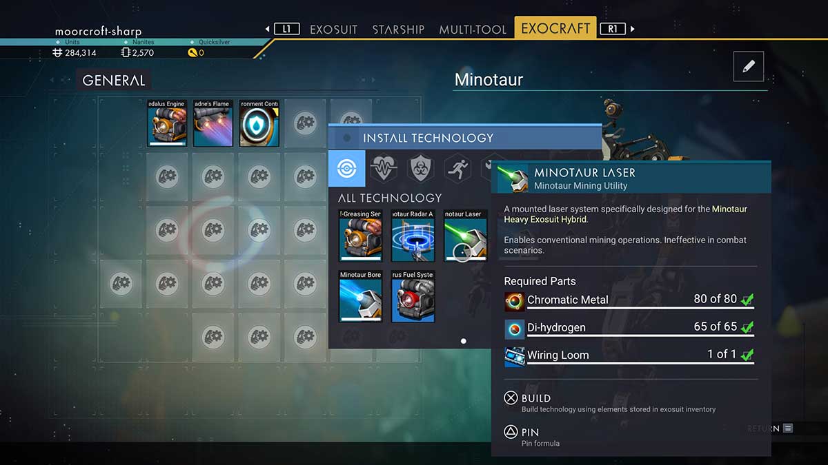 How to build the Minotaur Laser in No Man's Sky - Gamepur