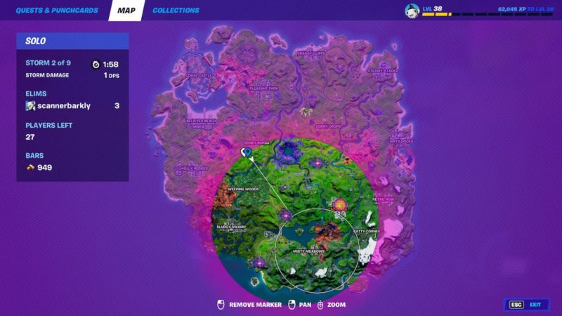 Where to hunt Wolves in Fortnite Chapter 2 Season 8 - Gamepur