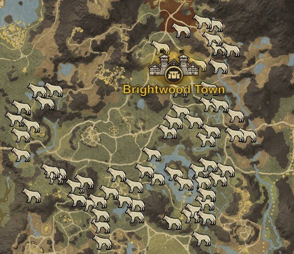 Where to find Wolves in New World - Gamepur