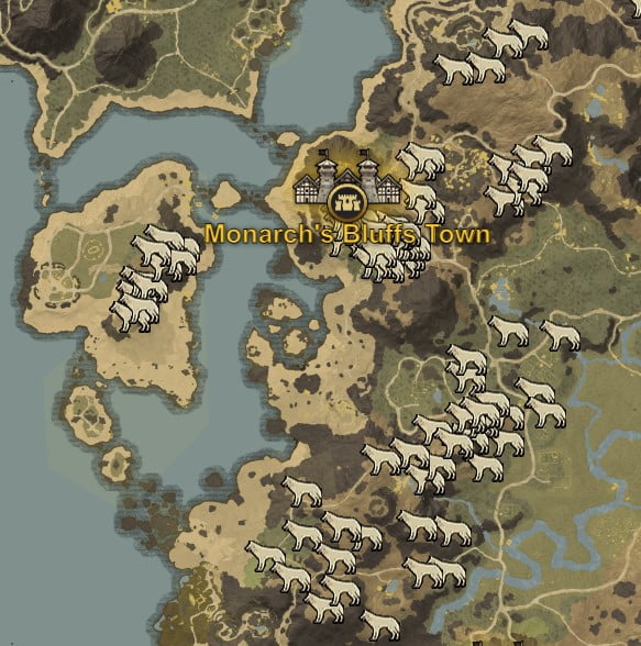 Where to find Wolves in New World - Gamepur