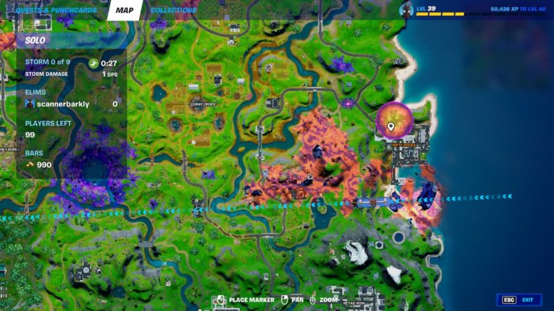 How to launch from a corruption vent in the Sideways in Fortnite ...