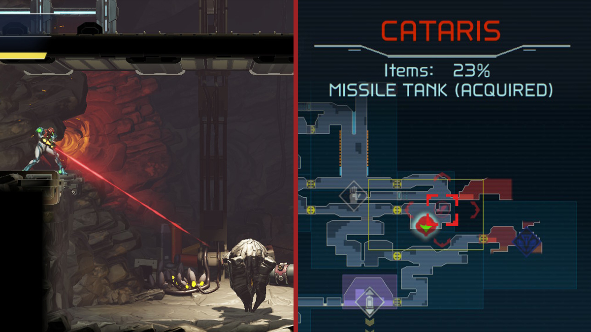 Metroid Dread Cataris items walkthrough - 100% Completion Guide - Gamepur