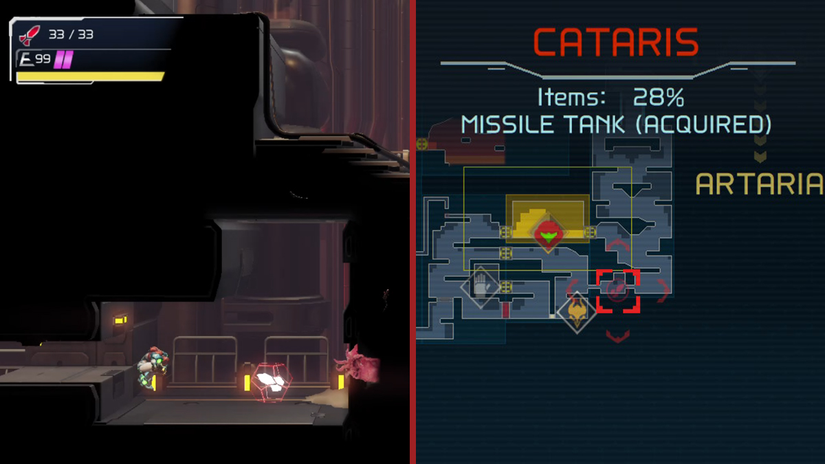 Metroid Dread Cataris items walkthrough - 100% Completion Guide - Gamepur
