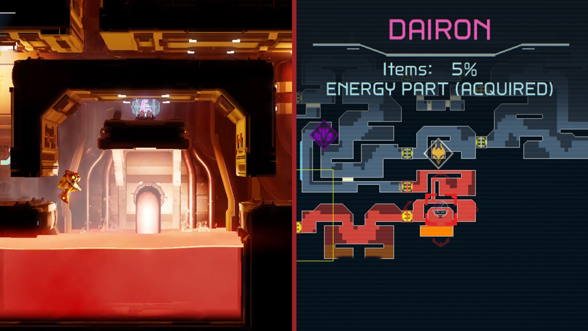 Metroid Dread Dairon items walkthrough - 100% completion guide - Gamepur
