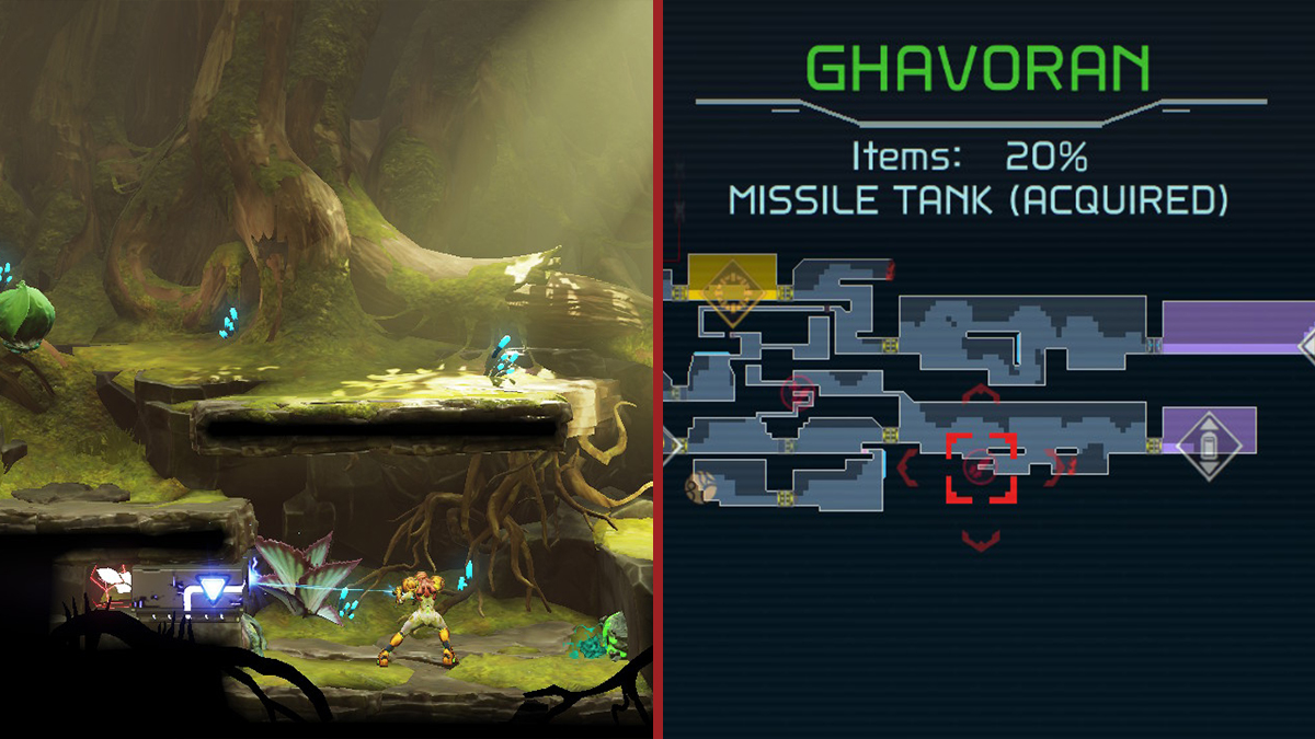 Metroid Dread Ghavoran items walkthrough - 100% completion guide - Gamepur