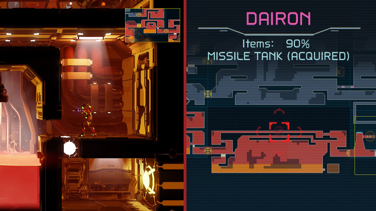 Metroid Dread Dairon items walkthrough - 100% completion guide - Gamepur