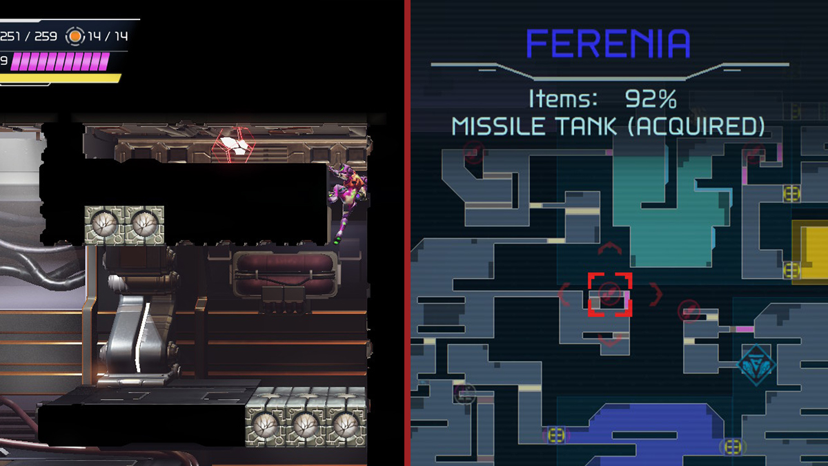 Metroid Dread Ferenia items walkthrough - 100% completion guide - Gamepur