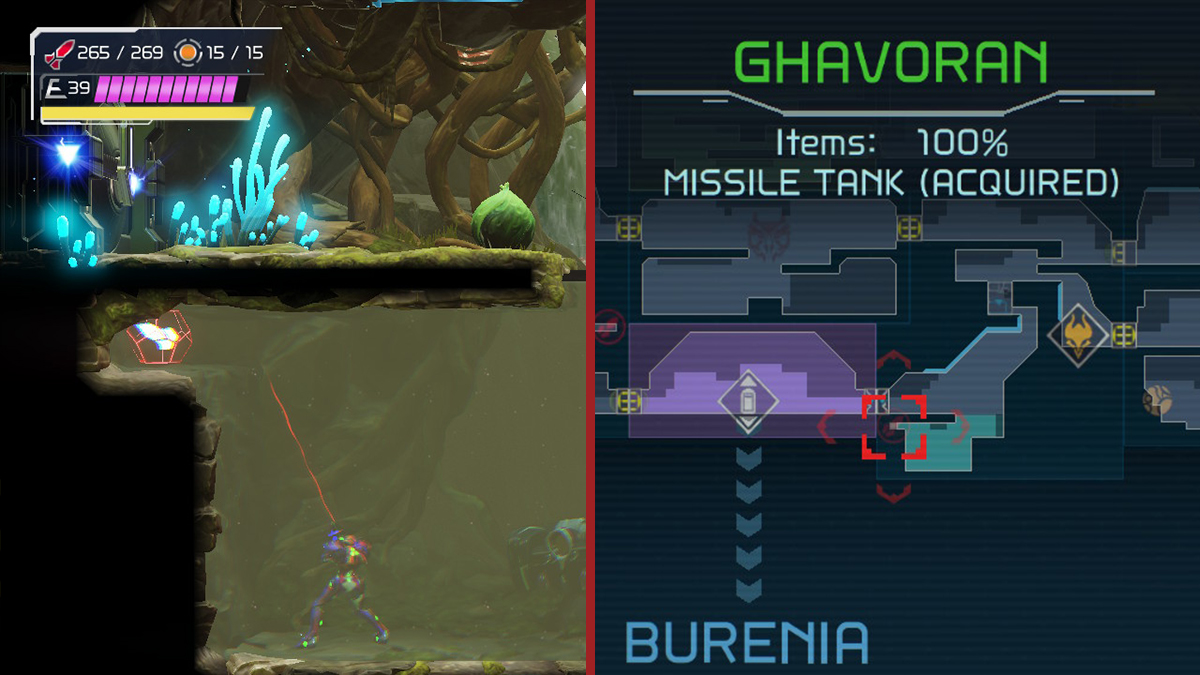 Metroid Dread Ghavoran items walkthrough - 100% completion guide - Gamepur