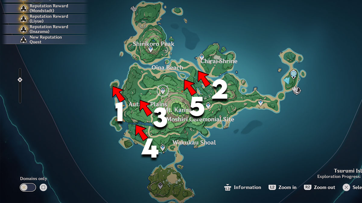 All Kito and Kanna locations in Genshin Impact - Gamepur