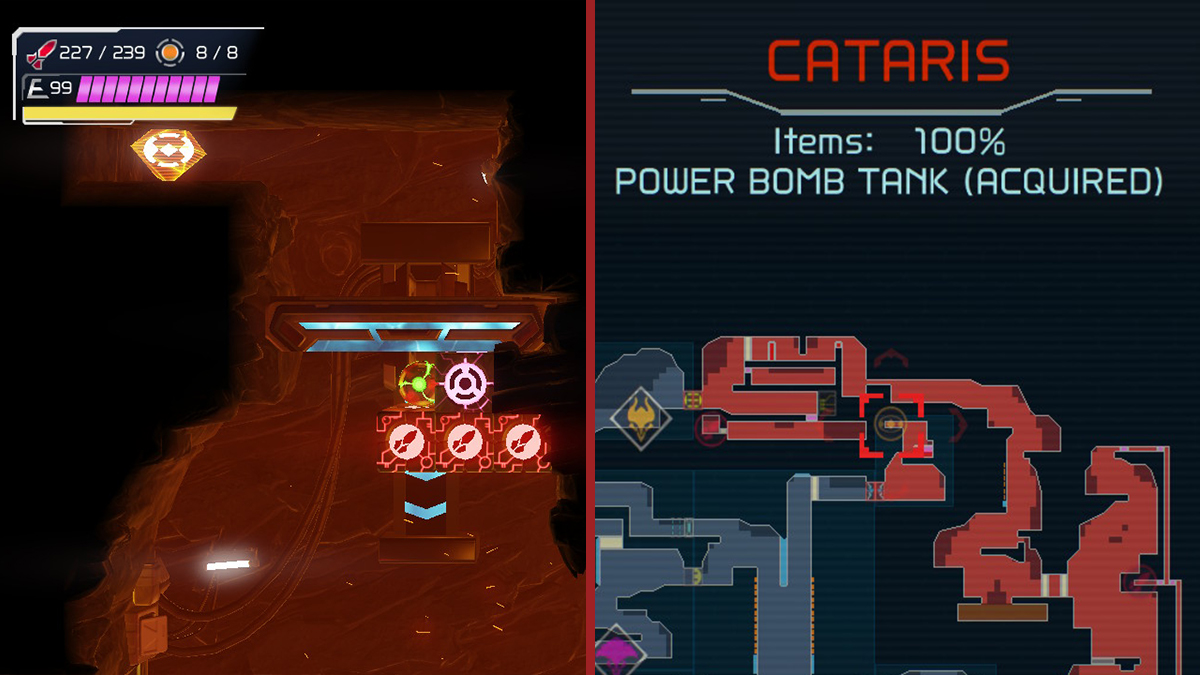 Metroid Dread Cataris items walkthrough - 100% Completion Guide - Gamepur