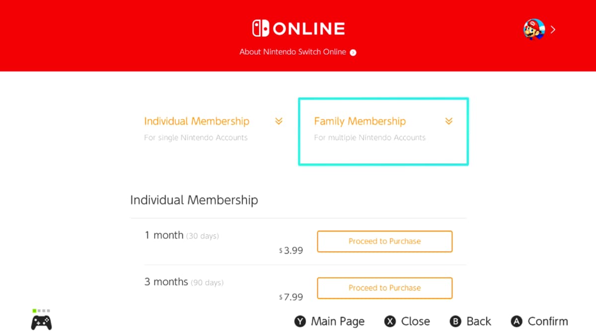 How to change your Nintendo Switch Online account from individual to a ...