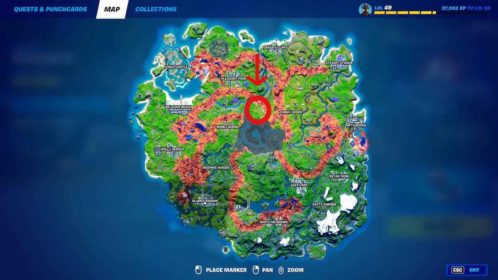 How to land while riding a witch's broom in Fortnite for Fortnitemares ...