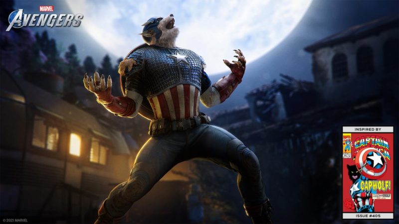 Marvel's Avengers will launch a Captain America werewolf skin tomorrow ...