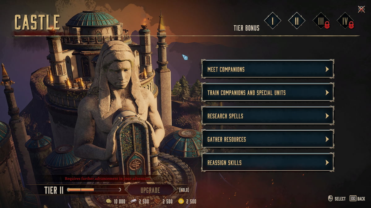 How to upgrade the Castle in Disciples: Liberation - Gamepur